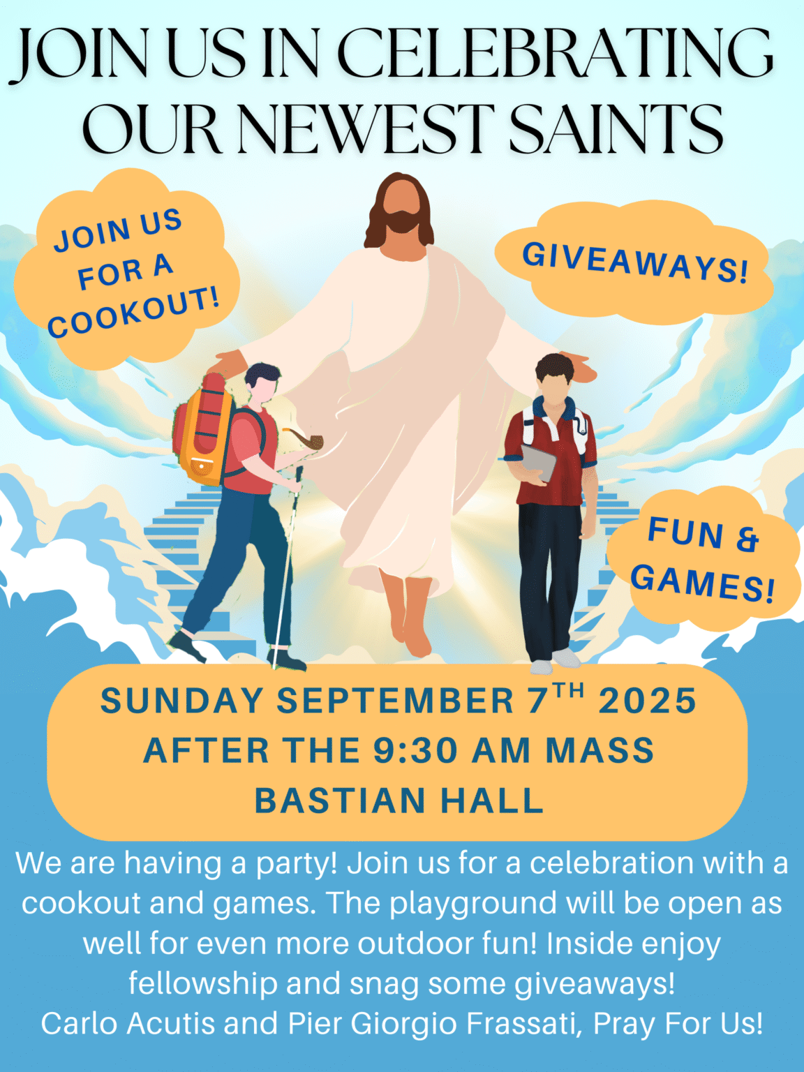 Join us to Celebrate the Canonization of Carlo Acutis and Pier Giorgio ...